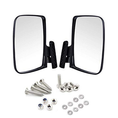 Universal Golf Cart Side View Mirrors for EzGo Club Car Yamaha Moveland ...
