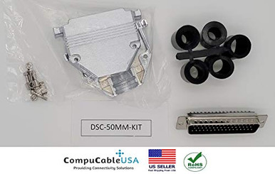 CompuCablePlusUSAcom Best DB50 Male Solder Type Connector Kit with DB50 ...