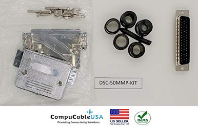 CompuCablePlusUSAcom Best DB50 Male Solder Type Connector Kit with DB50 ...