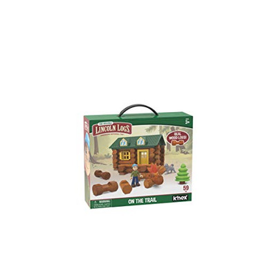 LINCOLN LOGS-On The Trail Building Set-59 Pieces-Real Wood Logs - Ages ...