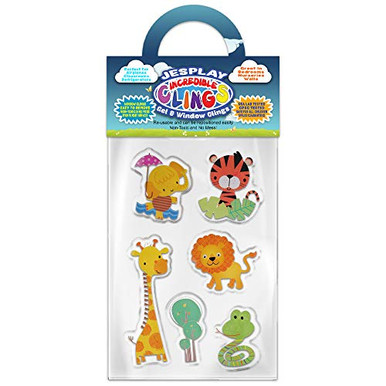 Cute Baby Animals Thick Gel Clings Incredible Removable Window Clings ...
