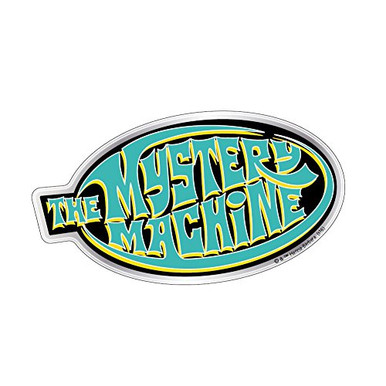 Fan Emblems Mystery Machine Logo Car Decal DomedMulticolorChrome Finish ...