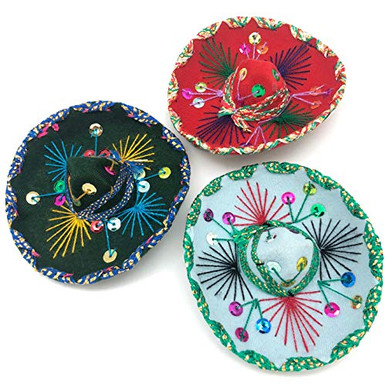 Yajua Mariachi Mexican Mini Sombrero 6 inch for Mexican Themed Party or ...