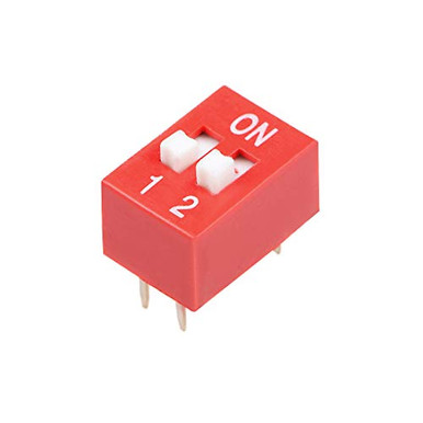 uxcell 50 Pcs Red DIP Switch 12 Positions 254mm Pitch for Circuit ...