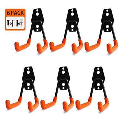 FADDA Steel Garage Storage Utility Wall Mount Hooks Garage Hooks with ...