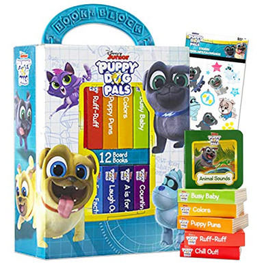 Disney Junior Puppy Dog Storybook Collection Board Book Set Bundle ~ 12 ...