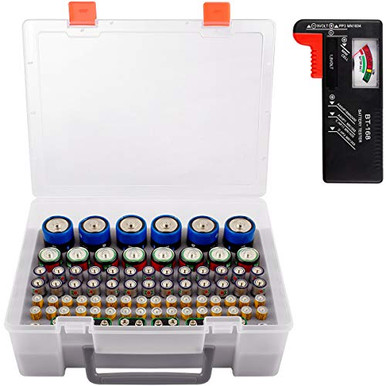 Battery Organizer Storage Box Garage Storage Containers Case Holder ...