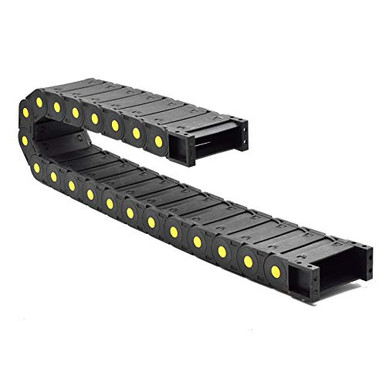 Plastic Drag Chain Cable Carrier Closed Type with End Connectors R100 ...