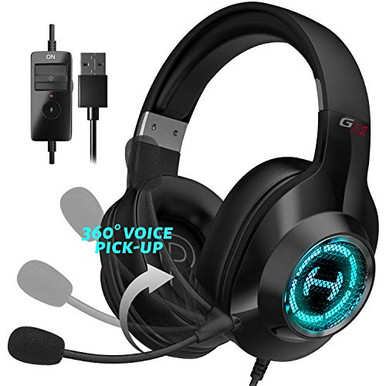 Edifier G2 II Gaming Headset for PC PS4 USB Wired Gaming Headphones ...