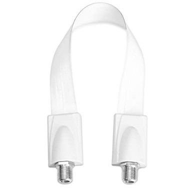 kwmobile Flat Coaxial Window Cable - Satellite Feed-Through F-Plug SAT ...