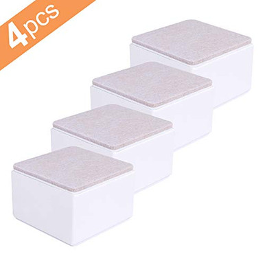 Ezprotekt 315 x 315 x 2 Inch Square Bed Risers Solid Steel Bed or ...