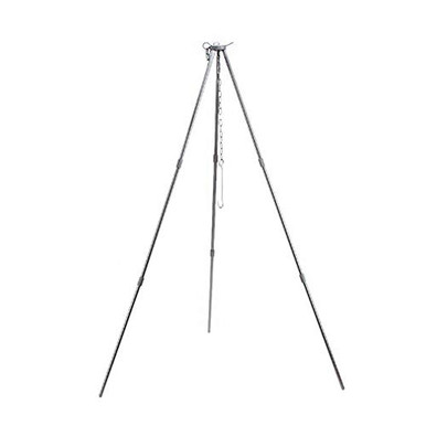 Outdoor Cooking Tripod Set Folding Campfire Grilling Grill Grate Stand ...