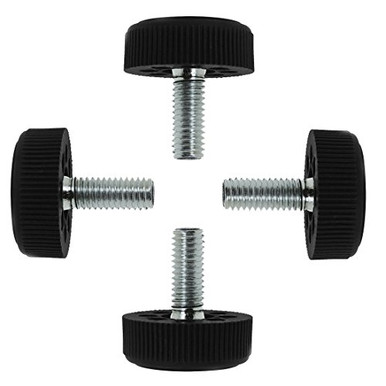 uxcell M8 x 20 x 30mm Screw on Furniture Glide Leveling Feet Floor ...