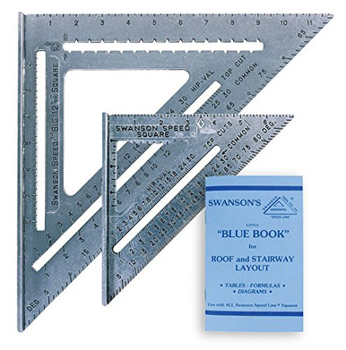 Swanson SW1201K 7" & Big 12" Speed Square Layout Tool Kit without ...