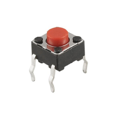 Uxcell 4-Pin Momentary Tact/Tactile/Push Button Switch, 6 x 6 x 5mm ...