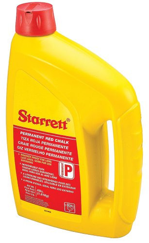 Starrett SUC4RED Ultra Chalk, Permanent Red, 4lb Capacity ...