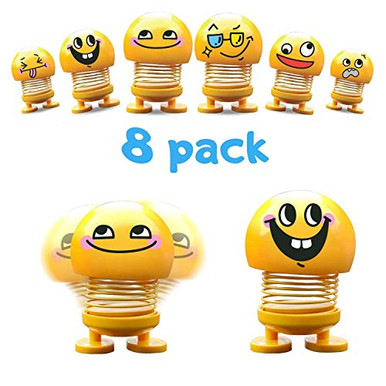 Head Shakers Emoji Bobbleheads for Cars Cool Set of Shaking Head Toys ...