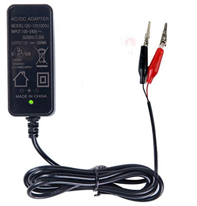Battery Charger 12V 1A Portable Lead Acid Battery Smart Charger With ...