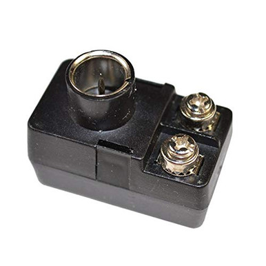 HQRP FTypeSpade lugs Coax Connector Adapter Works with Indoor FM Radio ...