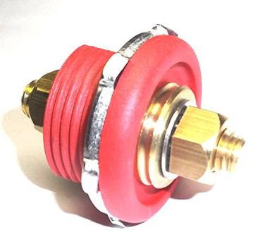 Fastronix Red Thru Panel Battery Terminal Connector - Warehousesoverstock