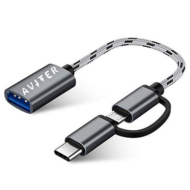 Aviter 2 in 1 USB C Adapter Type C Micro USB Cable to USB 30 Adapter ...