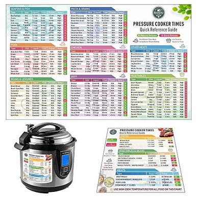 Instant Pot Cheat Sheet Magnet Set Pressure Cooker Accessories Large ...