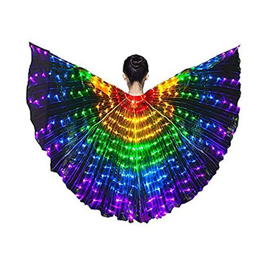 Kizove Kids LED Butterfly Wings Colorful Dance Wings Luminous Wings ...