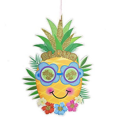 Pineapple Aloha Sign for Front Door Wall Aloha Pineapple Cutouts for ...