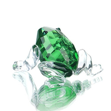 HD HYALINE DORA Small Crystal Frog Figurine Collection Paperweight ...