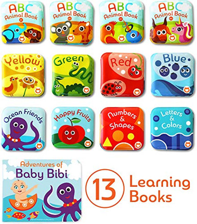 Baby Bath Books Mega Set Pack of 13 Books Educational Waterproof Baby ...