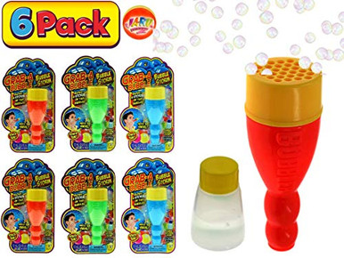 JARU Grab a Bubble Storm Touchable Bubbles Blowing Toy 6 Pack I Hundred ...