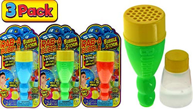 JARU Grab a Bubble Storm Touchable Bubbles Blowing Toy 3 Pack I Hundred ...