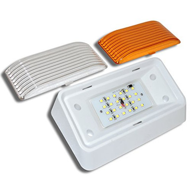 Leisure LED RV Exterior Porch Utility Light 12v 280 Lumen Lighting ...