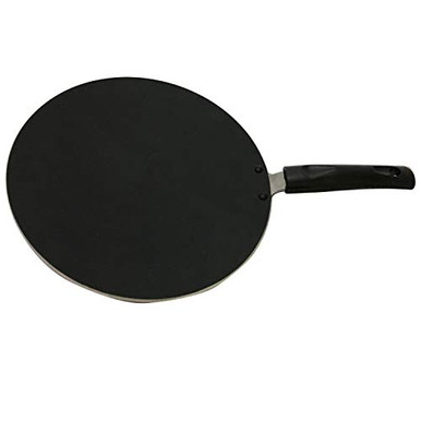 NonStick Chapati Concave Tawa Pan with Wooden Spatula ScrubberConcave ...