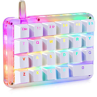 Koolertron One Handed Macro Mechanical Keyboard Portable Mini OneHanded ...