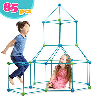 Obuby Kids Construction Fort Building Kit 85 Pieces Ultimate Forts ...