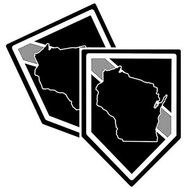Brotherhood Thin Grey Line Car Window Decal Pack of Four Correctional ...