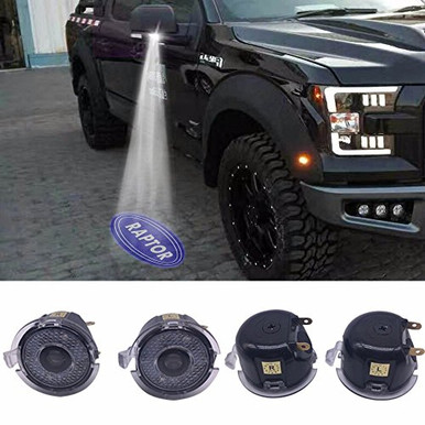 Car Side mirror puddle lights projector ghost shadow puddle logo light ...