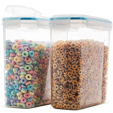 Komax Biokips Original Airtight Cereal Container 2 Pack 169 Cups 135 ...