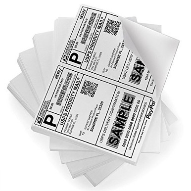 PackingSupply Shipping Labels with Self Adhesive for Laser Inkjet ...