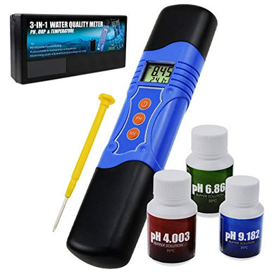 Digital pH ORP Meter with Temperature Measurement Water Quality Tester ...