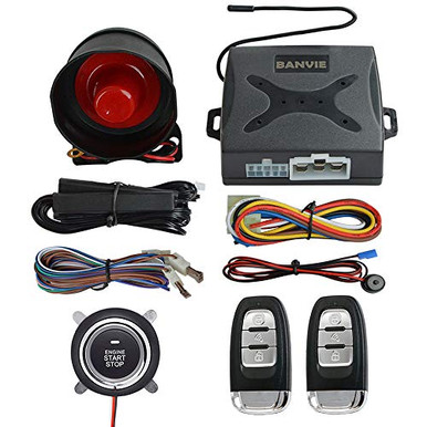 BANVIE ? Passive keyless Entry Car Alarm System ? Remote Engine Starter ...