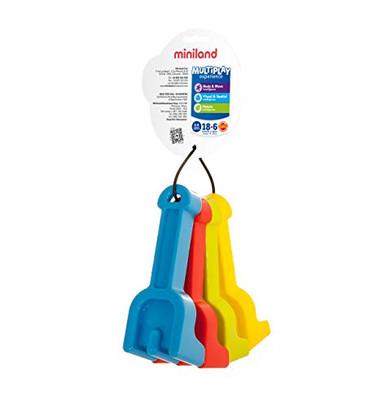 Miniland Educational - Baby Rakes, 5 1/8", Set of 4 Assorted Colors ...