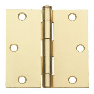 Global Door Controls 35 in x 35 in Satin Brass Plain Bearing Steel ...