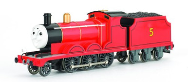 Bachmann Trains THOMAS FRIENDS JAMES THE RED ENGINE wMoving Eyes HO ...