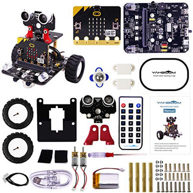 Yahboommaker Smart Robot with Microbit DIY Programmable Building Kit ...