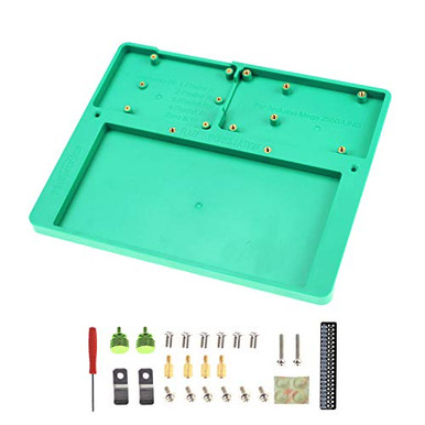 Makeronics 7 in 1 Green RAB Holder for Raspberry Pi Arduino Solderless Breadboard Base Plate ...