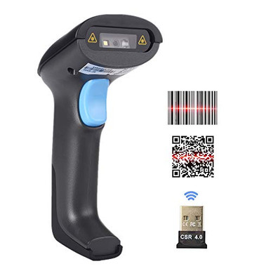 REALINN Wireless Barcode Scanner 2D QR Code Scanner USB Rechargeable 1D ...