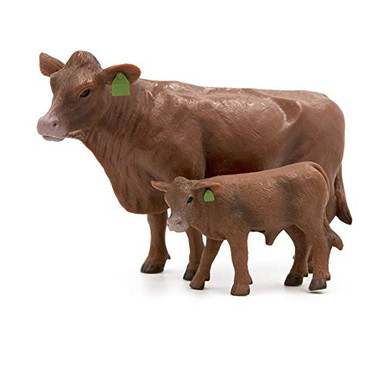 Little Buster Toys Red Angus Cow and Calf Pair 116th Scale ...