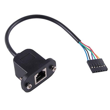 RJ12 6P6C Cable to 6 Pin 01 Pitch Debug Terminal Block Adapter 6 Ways ...